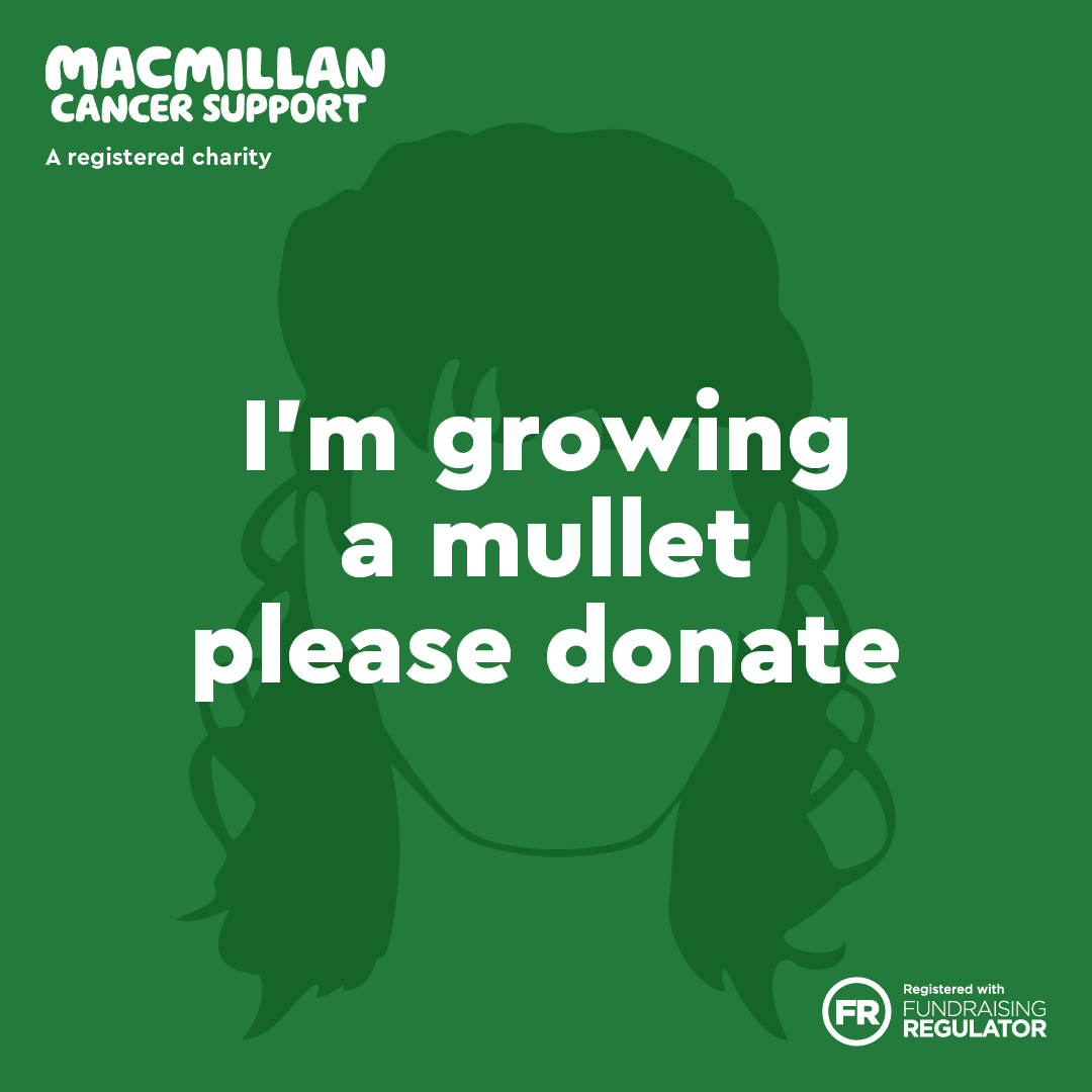 Join Mullet May-hem 2025 | Macmillan Cancer Support