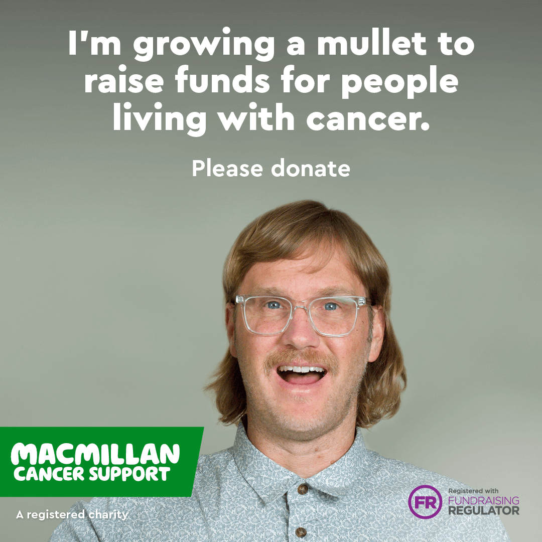 Join Mullet May-hem 2025 | Macmillan Cancer Support