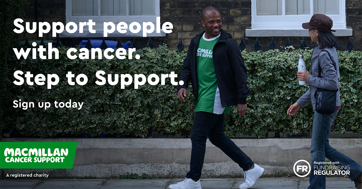 Join Step to Support 2024 | Macmillan Cancer Support