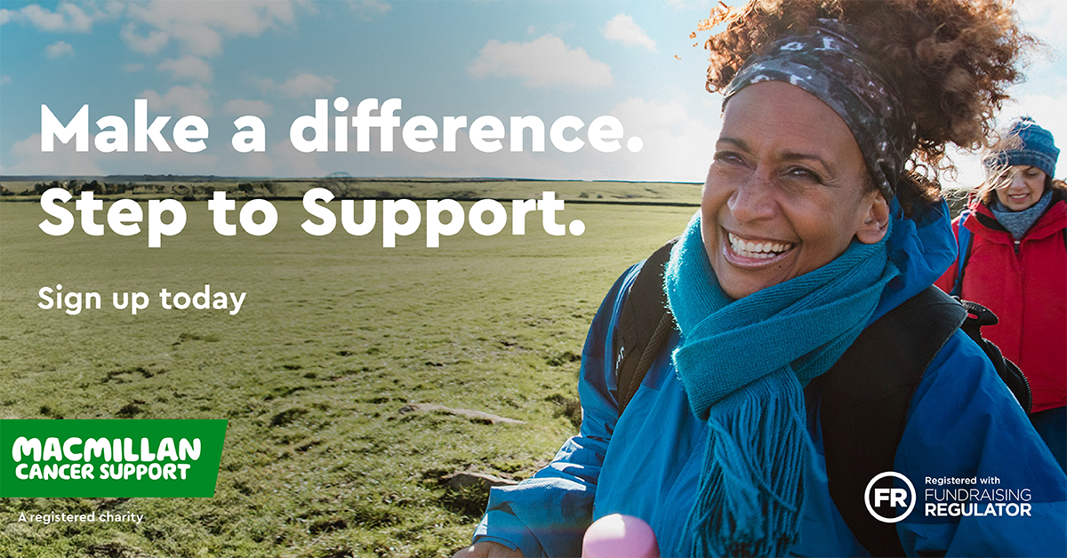 Join Step to Support 2024 | Macmillan Cancer Support