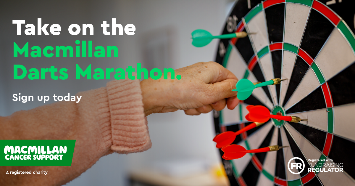 How to create or join a team | Macmillan Darts Marathon