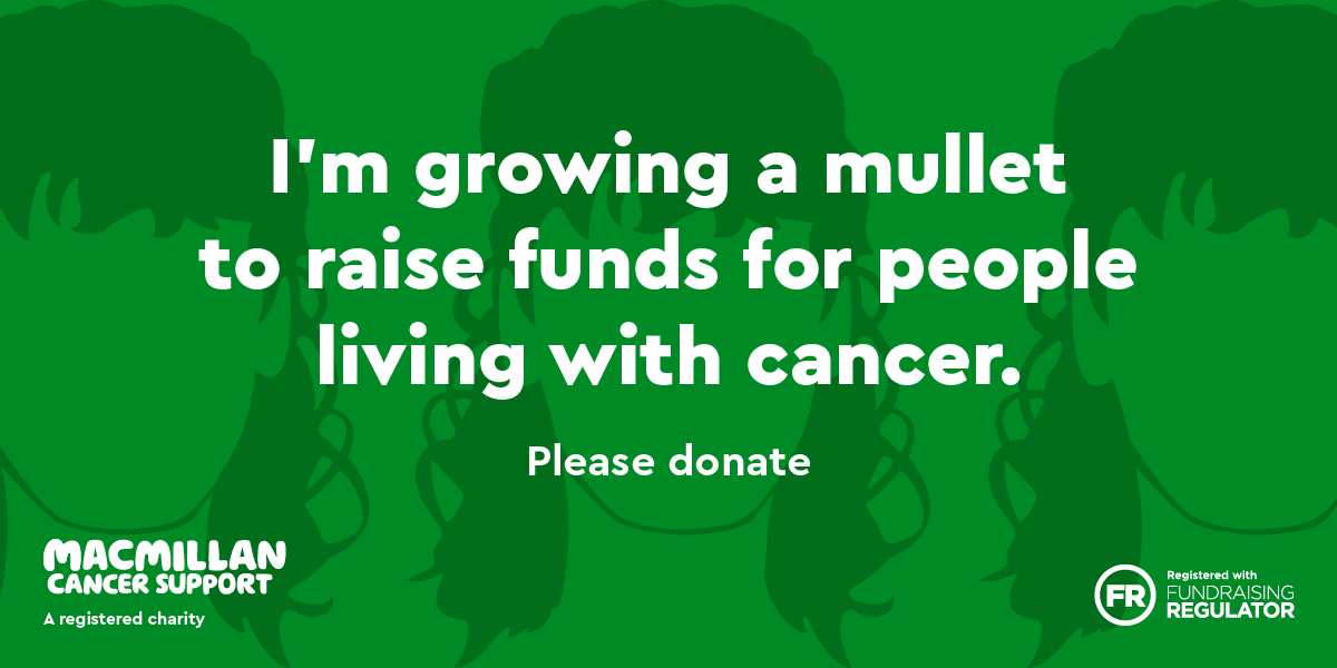 Harry Meade is taking part in Mullet May-hem to raise funds for ...